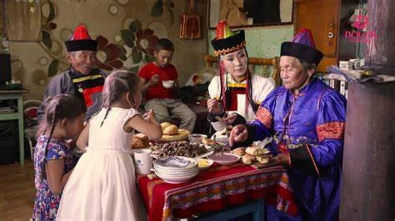 Mongolian Buryat nomadic lifestyle